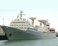 Giant Chinese Space-Tracking Ship Makes Rare Visit