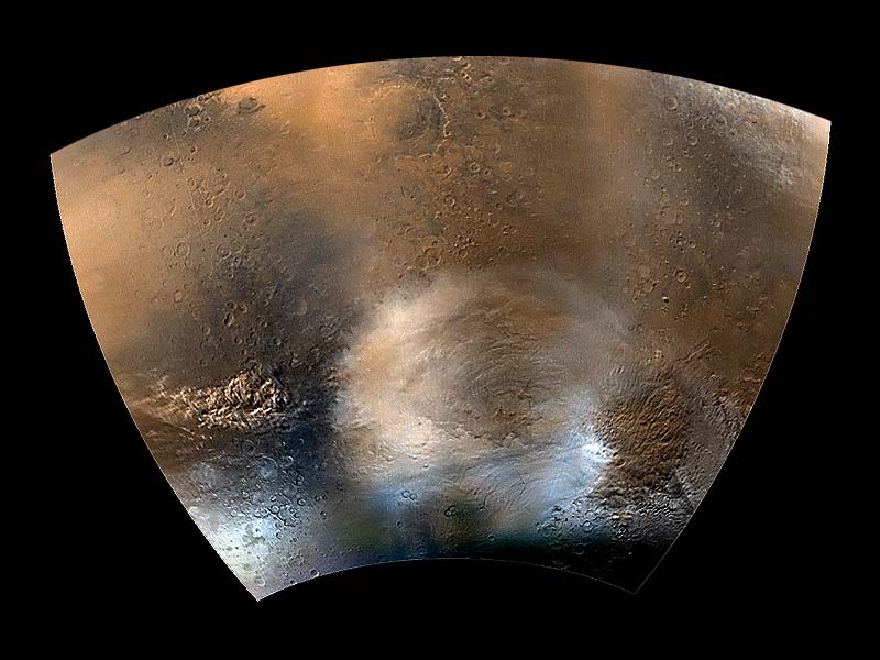 NASA's Mars Global Surveyor Captures Dust Storms
